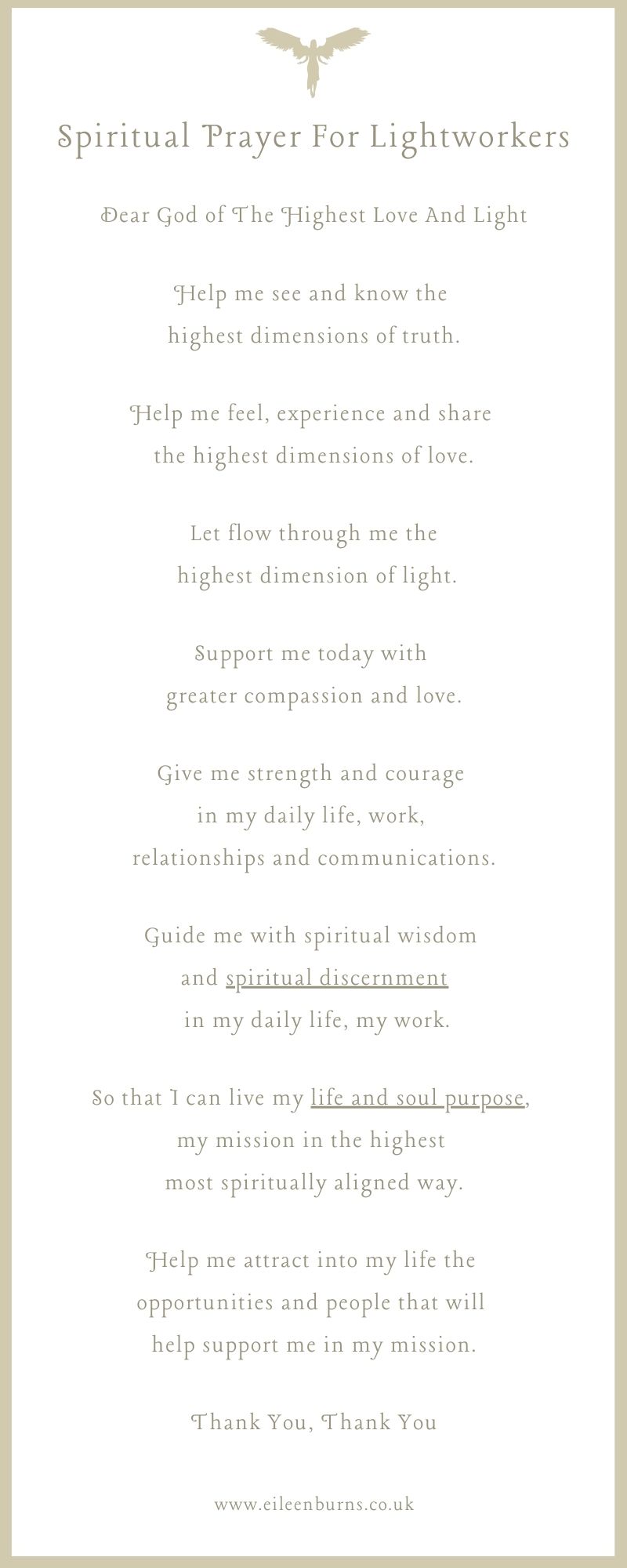 Spiritual Prayer For Lightworkers And Healers